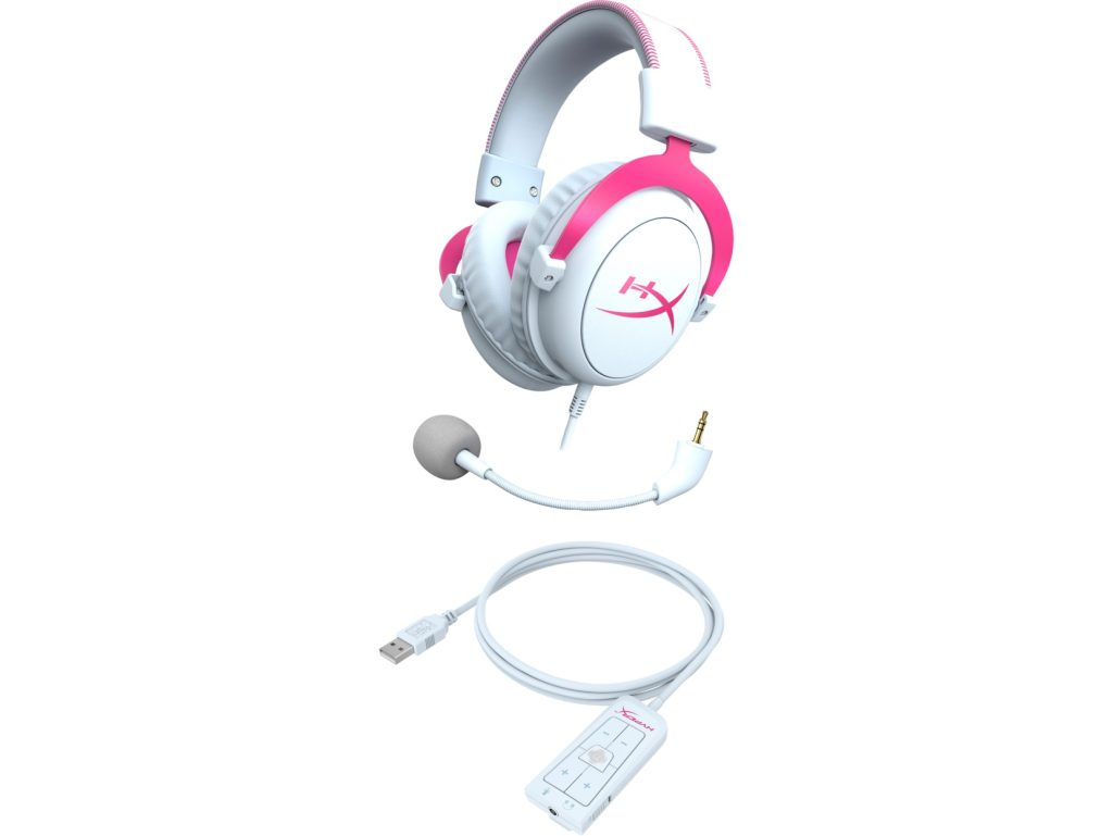 HyperX lanza nueva versión de sus headsets Cloud II en rosa y blanco - SoloGamer