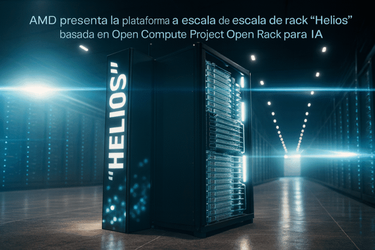 AMD presenta plataforma a escala de rack “Helios” basada en Open ...